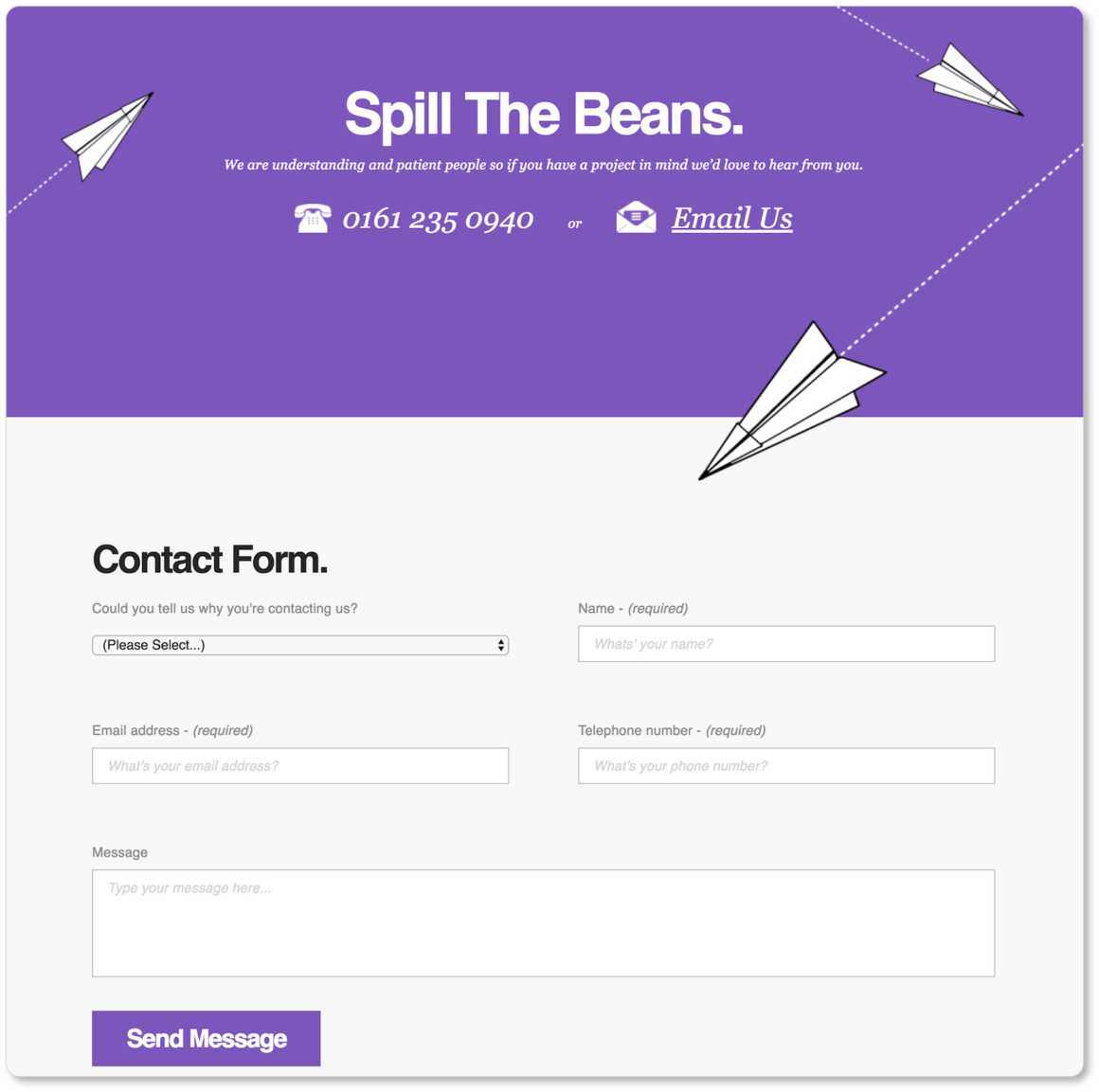 Contact Us Forms and Pages | Zoho Academy