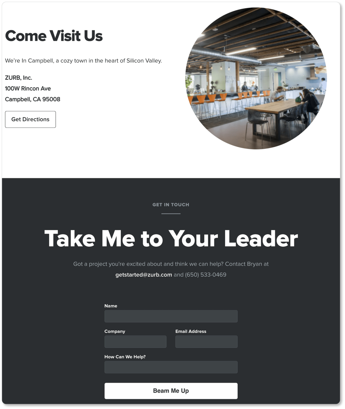 Contact Us Forms and Pages | Zoho Academy