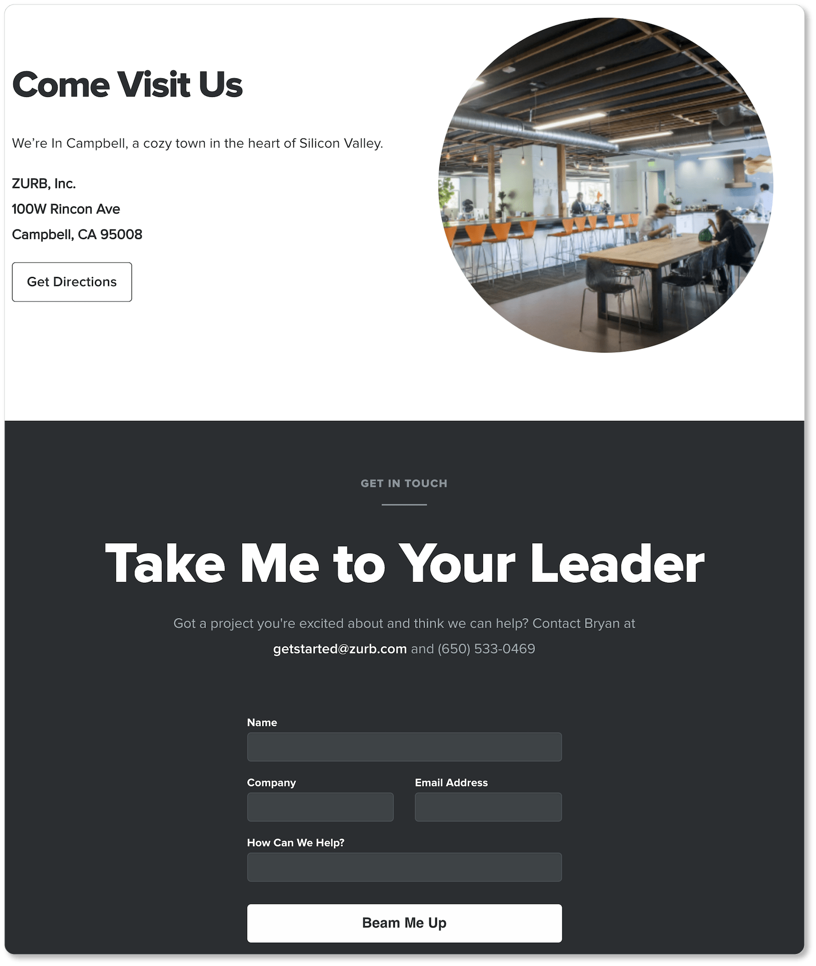 Contact Us Forms and Pages | Zoho Academy