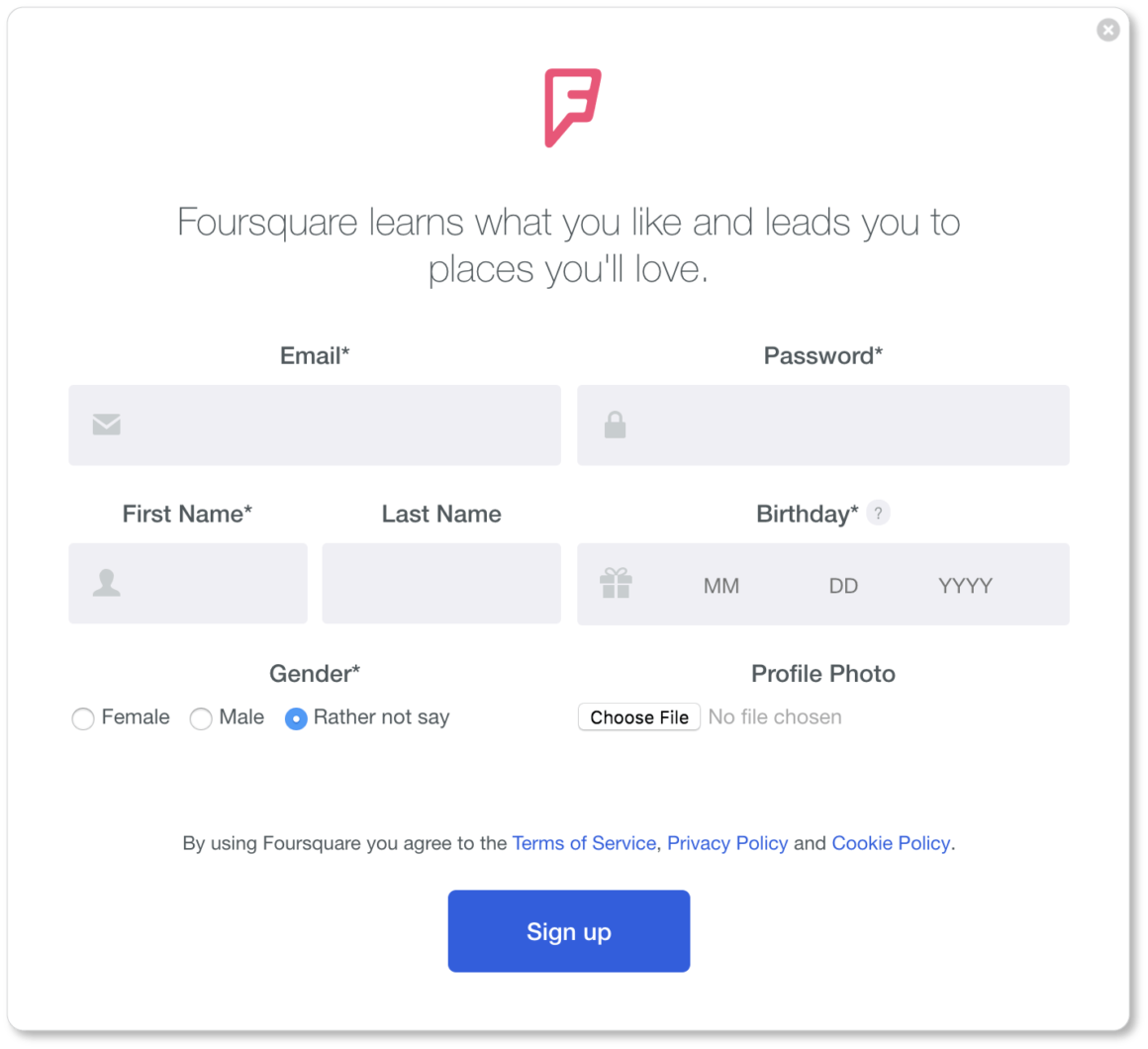 Account Creation Forms | Zoho Academy