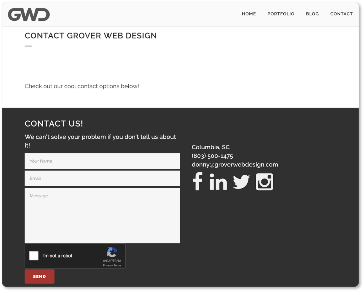 Contact Us Forms and Pages | Zoho Academy